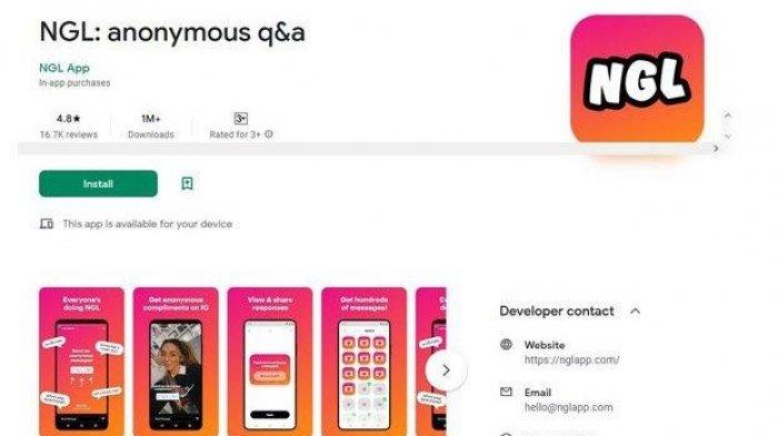 Viral Nih, Cara Membuat Tautan NGL Di Instagram Story - Tribunpontianak ...