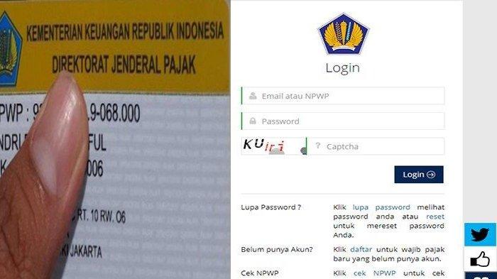 Daftar NPWP Online di Dashboard Pendaftaran NPWP Siapkan Dokumen dan Klik ereg.pajak.go.id ...