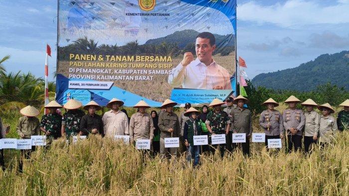 Dandim Dampingi Kunker Dirjen Perkebunan, Ajak Optimalkan Lahan Pertanian - Tribunpontianak.co.id