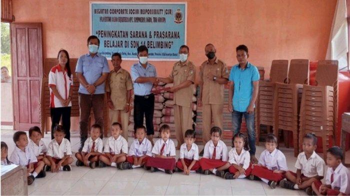 PT Sampoerna Agro Bantu Sarpras Belajar di SDN 14 Belimbing Kuala Behe ...