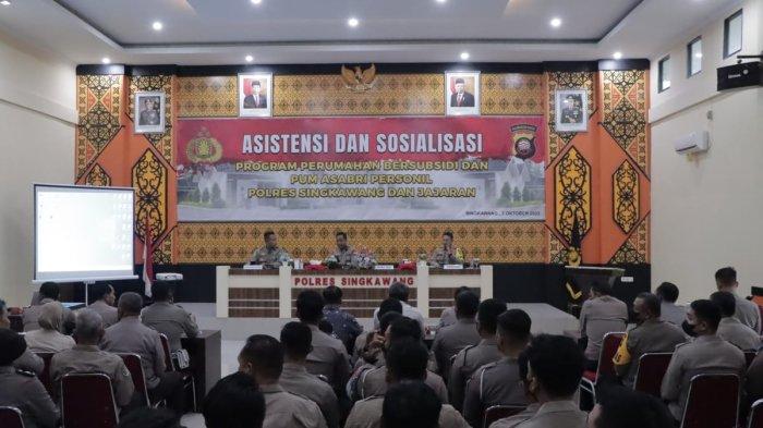 SDM Polda Kalbar Lakukan Asistensi & Sosialisasi Program Perumahan Bersubsidi dan PUM Asabri ...