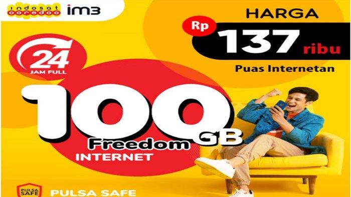 Paket Freedom Internet Im3 100 GB Murah Full 24 Jam - Tribunpontianak.co.id