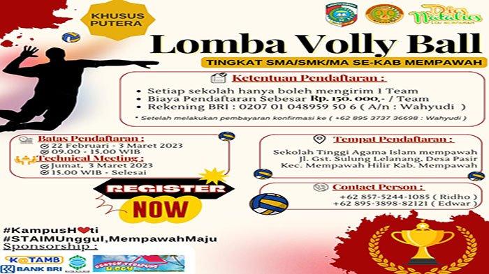 Dies Natalis ke-11, STAIM Mempawah Gelar Lomba Volly Ball Tingkat SMA ...