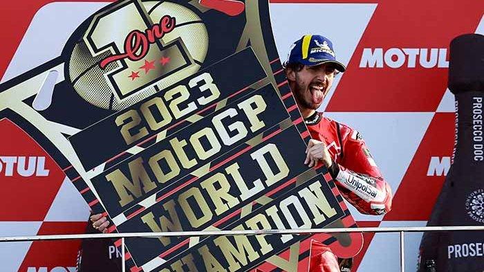 Pecco Bagnaia Buktikan Kutukan Nomor 1 di MotoGP Hanya Mitos - Tribunpontianak.co.id