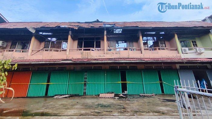 Kebakaran 6 Ruko di Pontianak Utara, Pemadam Sempat Kewalahan Jinakkan Api - Tribunpontianak.co.id
