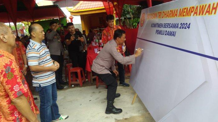 Tokoh Multi Etnis dan Agama di Mempawah Deklarasikan Pemilu Damai 2024 - Tribunpontianak.co.id
