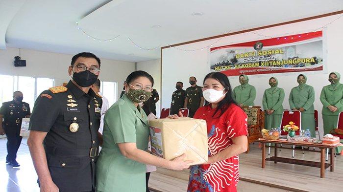 Peringati HUT ke-64, Kodam XII/Tpr Gelar Bakti Sosial Serentak di Panti Asuhan dan Panti Jompo ...