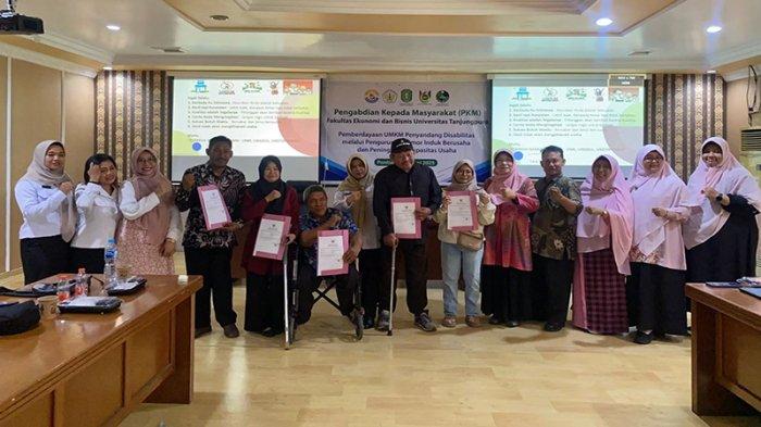 Parapreneur Bangkit! FEB Untan Dukung UMKM Difabel Lewat Legalitas dan ...