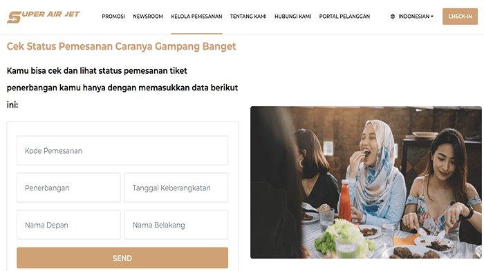 Petunjuk dan Cara Pesan Tiket Pesawat Maskapai Super Air Jet Terbaru ...
