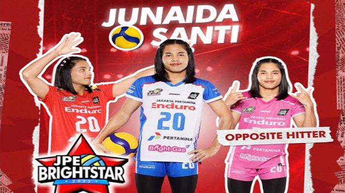 Tinggi Badan Junaida Santi Lengkap Profile Hitter Masa Depan Timnas Voli Indonesia Tandem ...