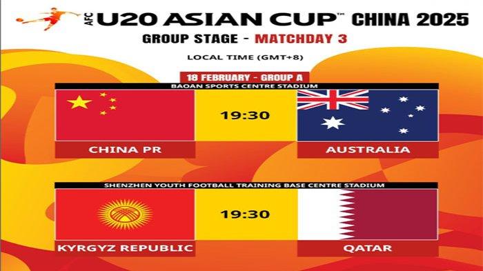 Daftar Tim Sementara Tembus 8 Besar Piala Asia AFC U20 2025 Hari Ini ...