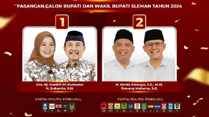 LINK HASIL REAL COUNT Pilkada Sleman 2024, Cek Jumlah Suara Istri eks Bupati Sri Purnomo ...