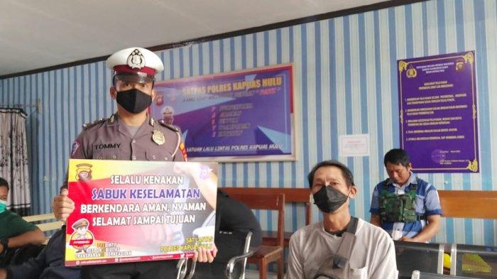 Sat Lantas Polres Kapuas Hulu Beri Imbauan Kamseltibcar Lantas, Ini Pesan Yang Disampaikan ...