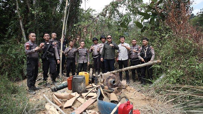 Gerebek Lokasi Tambang Emas Ilegal, Satreskrim Polres Bengkayang Tangkap 2 Pekerja ...