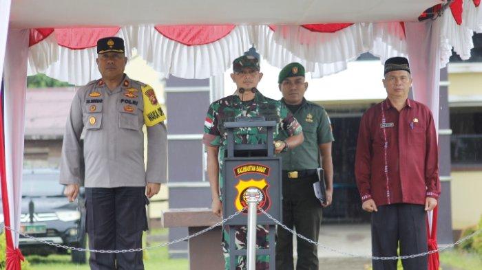 Polres Kapuas Hulu Gelar Apel Pasukan Nataru Terpadu - Tribunpontianak.co.id