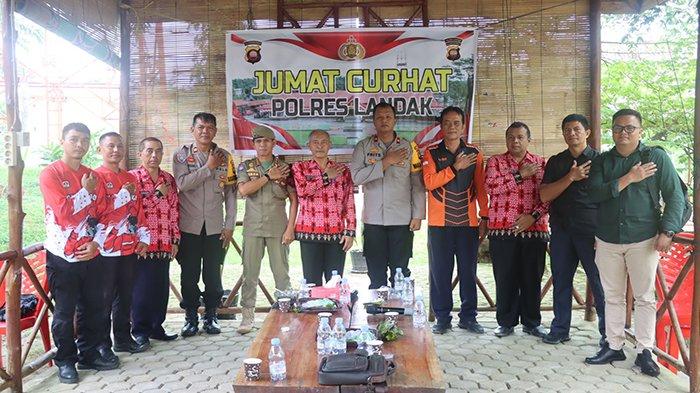 Jumat Curhat Polres Landak Bahas Upaya Penanggulangan Karhutla - Tribunpontianak.co.id