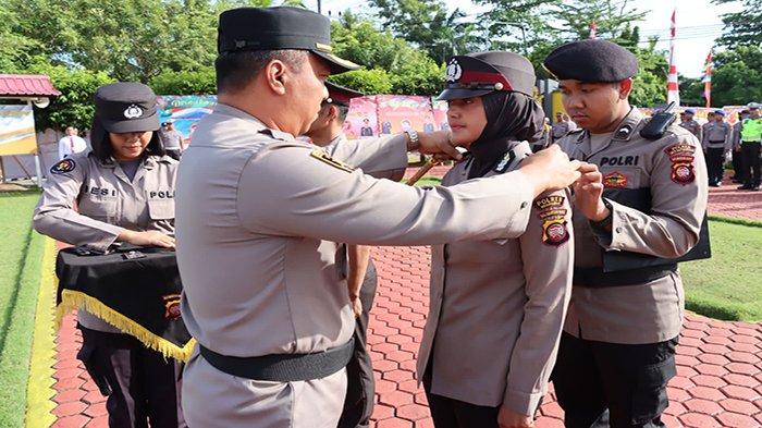 Hari Bhayangkara ke-77, Sebanyak 46 Personel dan PNS Polri di Polres Mempawah Naik Pangkat ...
