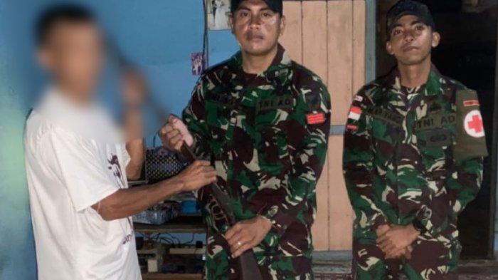 Masuk 11 Bulan Penugasan, Satgas Pamtas Yonif 645/Gty Terima 83 Senpi Ilegal dari Warga ...