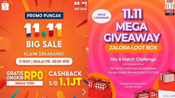 Promo 11.11 Jumat 11 November 2022 Diskon hingga Belanja Gratis, Shopee ...