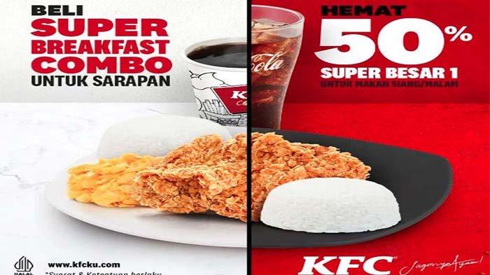 Promo KFC Hari Ini 16 September 2022, Beli Super Breakfast Combo Diskon ...