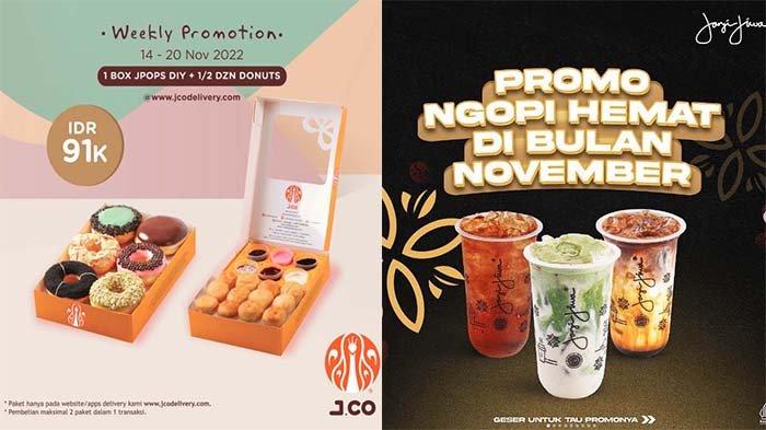 Promo Makanan Hari Ini 15 November 2022, Menu Dunkin Donuts JCO Chatime ...