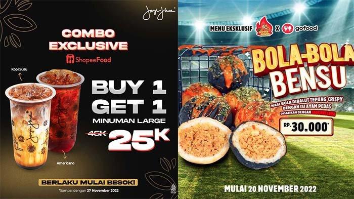 Promo Makanan Hari Ini 21 November 2022, Ada JCO Geprek Bensu Domino's ...