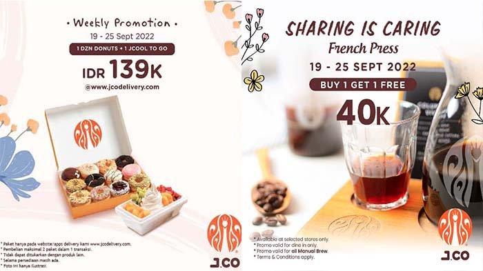 Promo Makanan JCO 22 September 2022, Beli 1 Gratis 1 Kopi & Menu Hemat ...