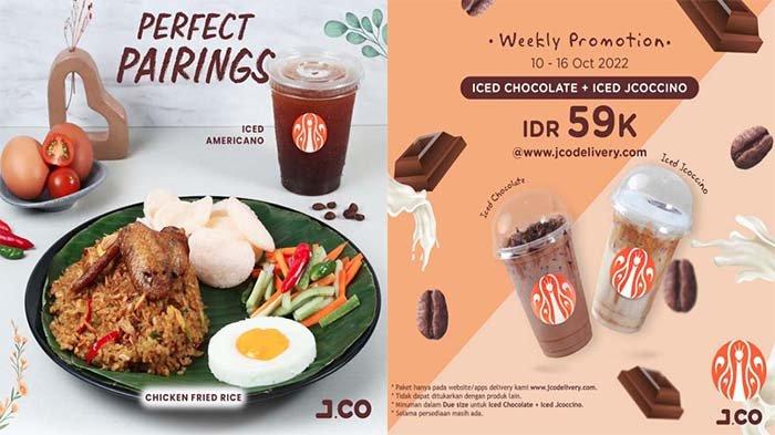 Promo Makanan JCO 12 Oktober 2022, Iced Chocolate + Iced Jcoccino Rp 59 ...