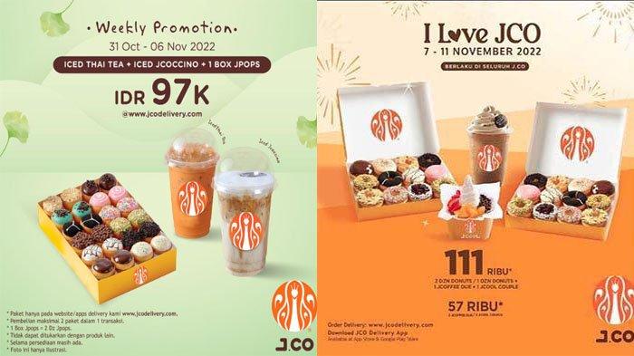 Promo Makanan JCO 2 November 2022, Nikmati 1 Box JPops + Iced Thai Tea ...