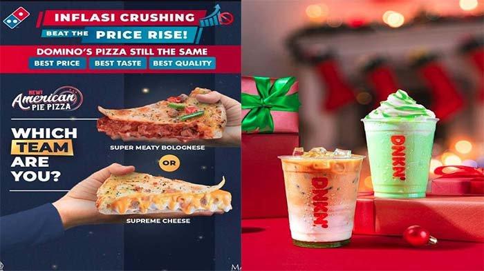 Promo Makanan 8 Desember 2022, Ada JCO Dunkin Donuts Domino Pizza Kopi ...
