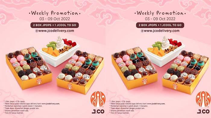 Promo Makanan Promo JCO 3 Oktober 2022, Nikmati 2 Box JPops + 1 JCool ...