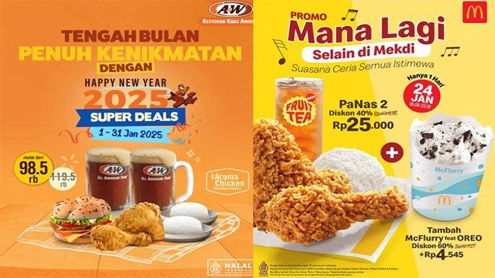 Promo Makanan Terbaru Januari 2025, Nikmati Menu Burger King KFC McD ...