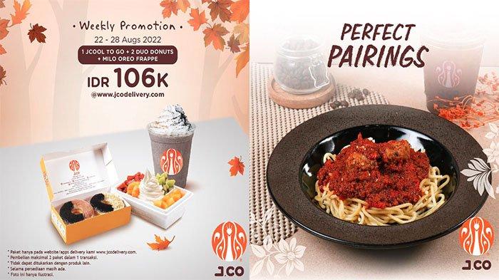 Promo Makanan di Promo JCO 23 Agustus 2022, JCool To Go 2 Duo Donuts ...