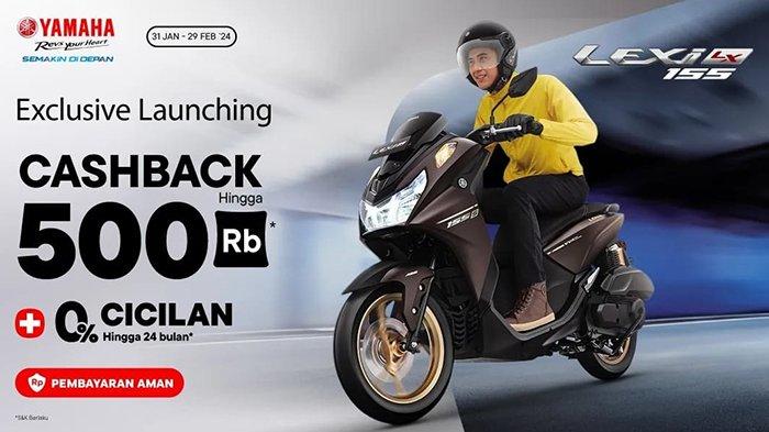 Promo Yamaha LEXi LX 155, Cashback Rp 500 Ribu dengan Cicilan 0 Persen ...