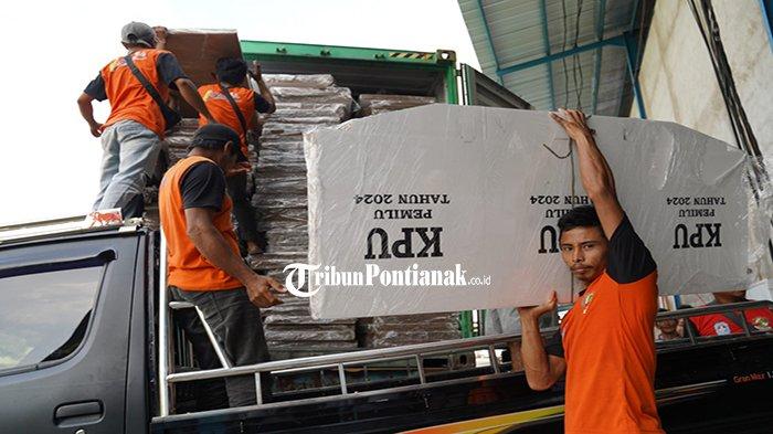 Bilik Suara untuk Pemilihan Umum 2024 Tiba Seluruhnya di Kalbar ...