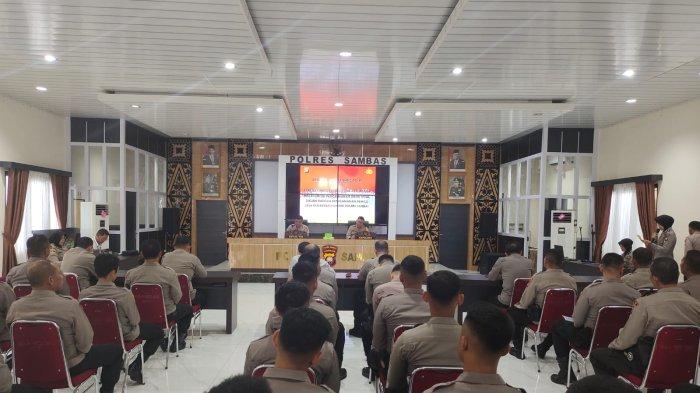Tim Puslitbang Polri Evaluasi Mutu Sarana Prasarana Pengamanan Objek Vital di Polres Sambas ...