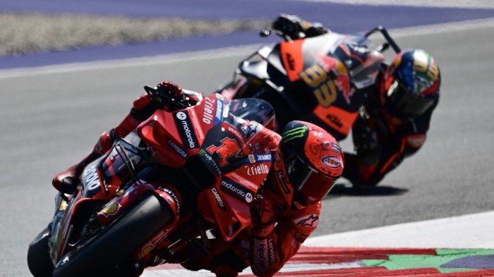 Race MotoGP Austria 2023 , Francesco Bagnaia Digdaya di Red Bull Ring saat Marc Marquez ...