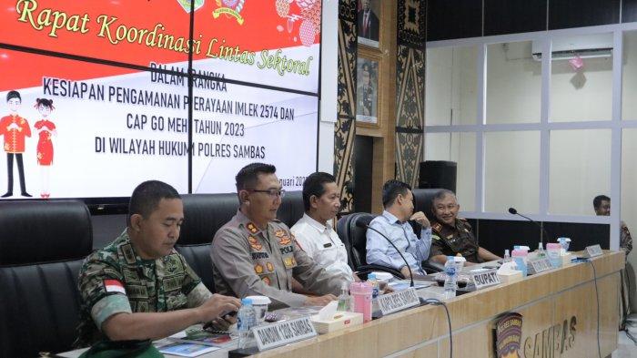 Polres Sambas Gelar Rapat Koordinasi Lintas Sektoral untuk Amankan Imlek dan Cap Go Meh 2023 ...