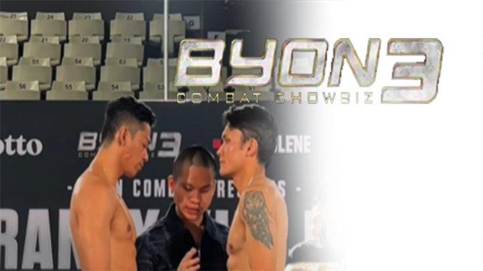 Randy Pangalila vs Kkajhe Live Byon Combat 3 Malam Ini, Jekson Karmela ...