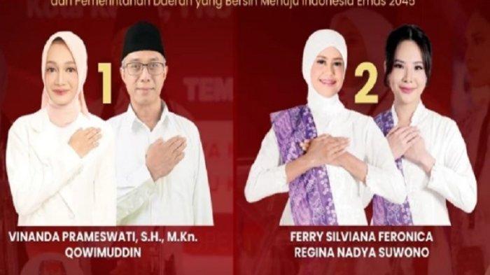 LINK Real Count Pilkada Kota Kediri 2024, Cek Raihan Suara Vinanda Prameswati vs Ferry Silviana ...