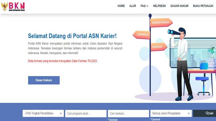 Resmi Dibuka! Cara Cek Formasi CPNS dan PPPK 2024 secara Online - Tribunpontianak.co.id