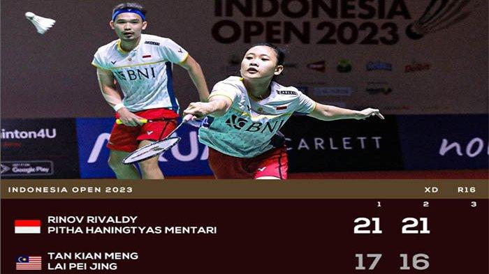 Update Hasil Sementara 16 Besar Indonesia Open 2023 Hari Ini Rinov