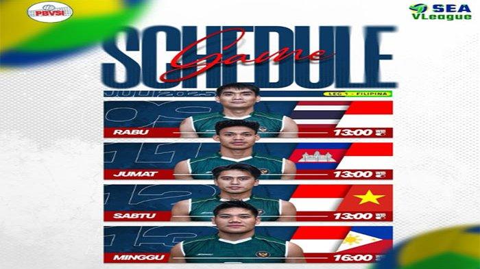Jadwal & Jam Tayang Voli Putra SEA V League 2025 Live Moji TV Lengkap Pertandingan Hari Pertama ...