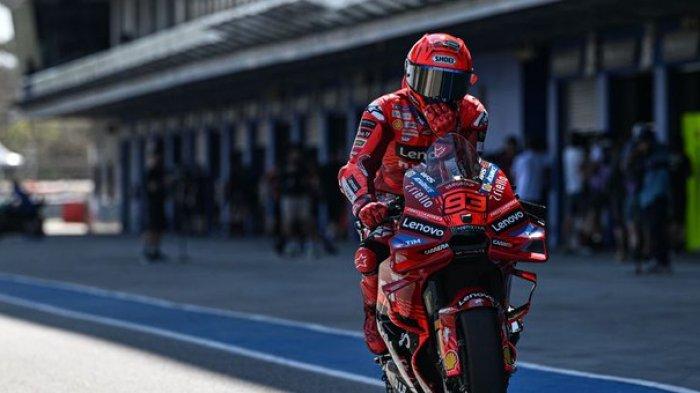 SINYAL Marc Marquez Sengaja Mengalah dari Pecco Bagnaia di Seri Perdana MotoGP Thailand 2025 ...