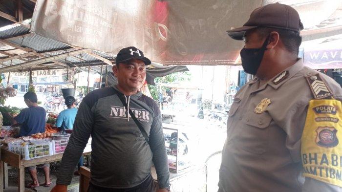 Bhabinkamtibmas Polsek Kota Baru Sambangi Warga Ajak Jaga Kamtibmas - Tribunpontianak.co.id