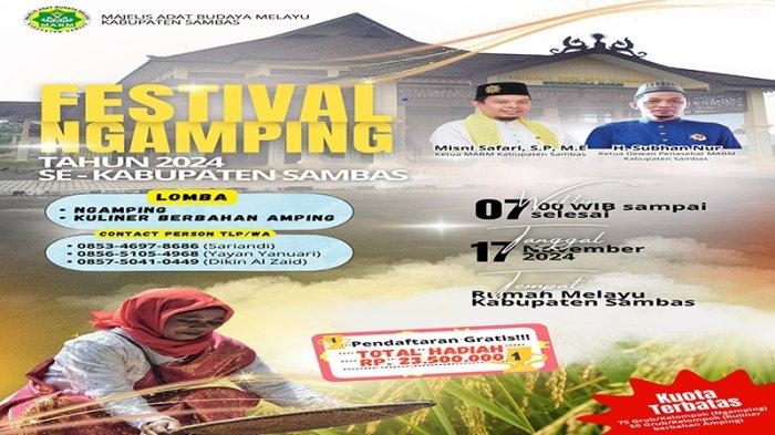 Pakar Budaya Jelaskan Asal Usul Tradisi Ngamping di Sambas - Tribunpontianak.co.id