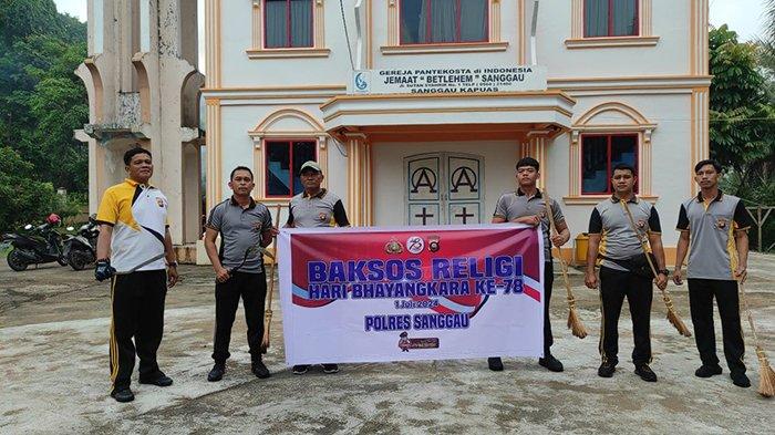 Sambut Hari Bhayangkara ke-78, Polres Sanggau Laksanakan Kegiatan Bakti Religi - Tribunpontianak ...