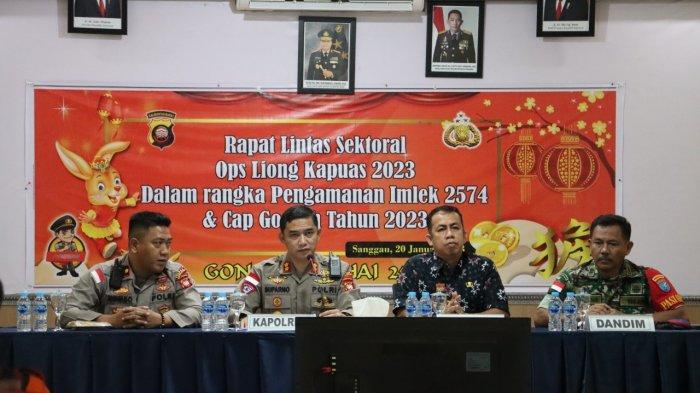 Polres Sanggau Gelar Rakor Lintas Sektoral Ops Liong Kapuas untuk Pengamanan Imlek dan Cap Go ...