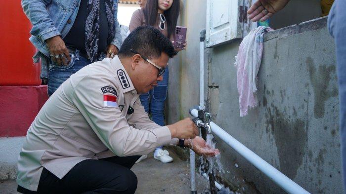 Bupati Sambas Resmikan Dua Sumur Bor Akses Air Bersih di Sungai Nyirih - Tribunpontianak.co.id