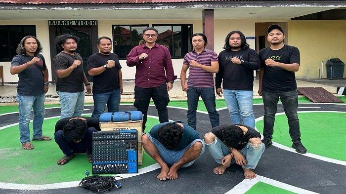 Satreskrim Polres Mempawah Ringkus 3 Pelaku Pencurian di Rumah Budaya Melayu - Tribunpontianak.co.id